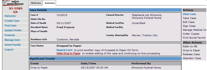 EDRS Help - Help Desk Users
