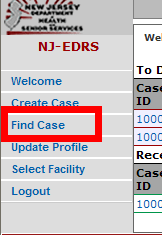 EDRS Help - Medical Users